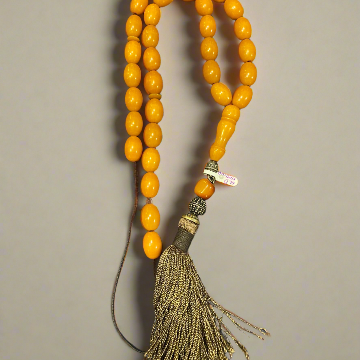 Authentic Vintage Mastic Amber Komboloi (ROS-04) – ELEFTHERIOU EL